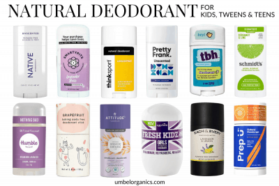 Natural Deodorant For Kids, Tweens & Teens | Umbel Organics - Umbel ...
