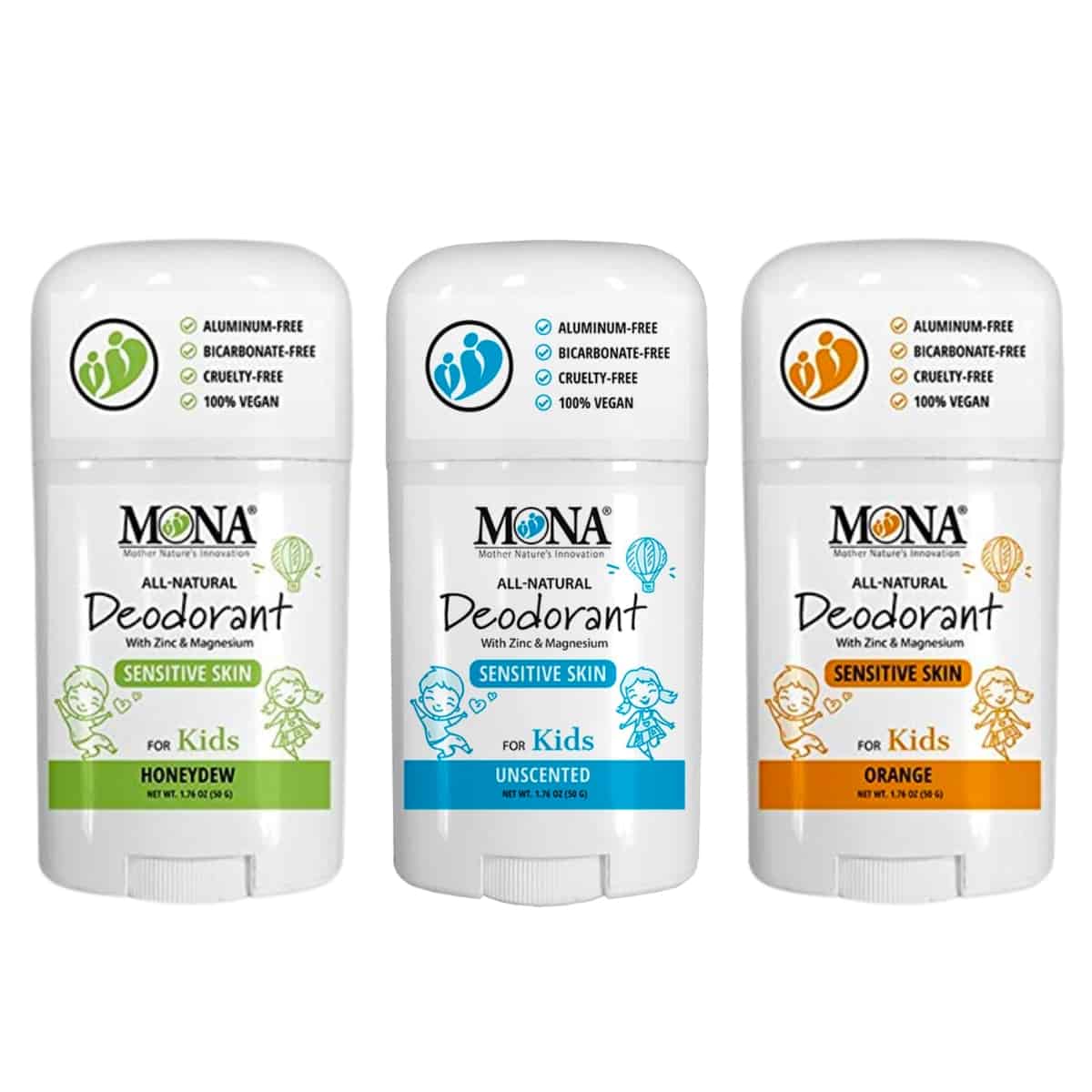 Natural, Non-Toxic Deodorant For Kids, Tweens & Teens - Umbel Organics