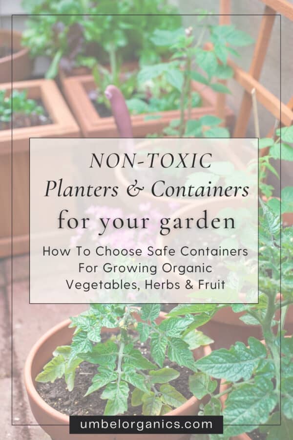 Non-Toxic Planters & Containers For Organic Gardening - Umbel Organics