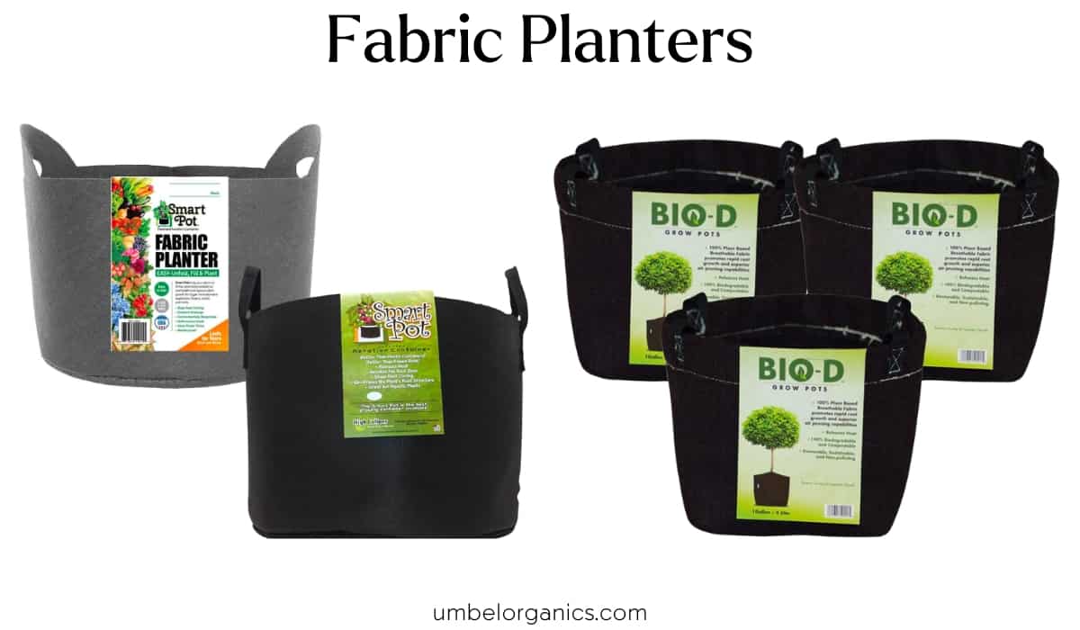 Non-Toxic Planters & Containers For Organic Gardening - Umbel Organics