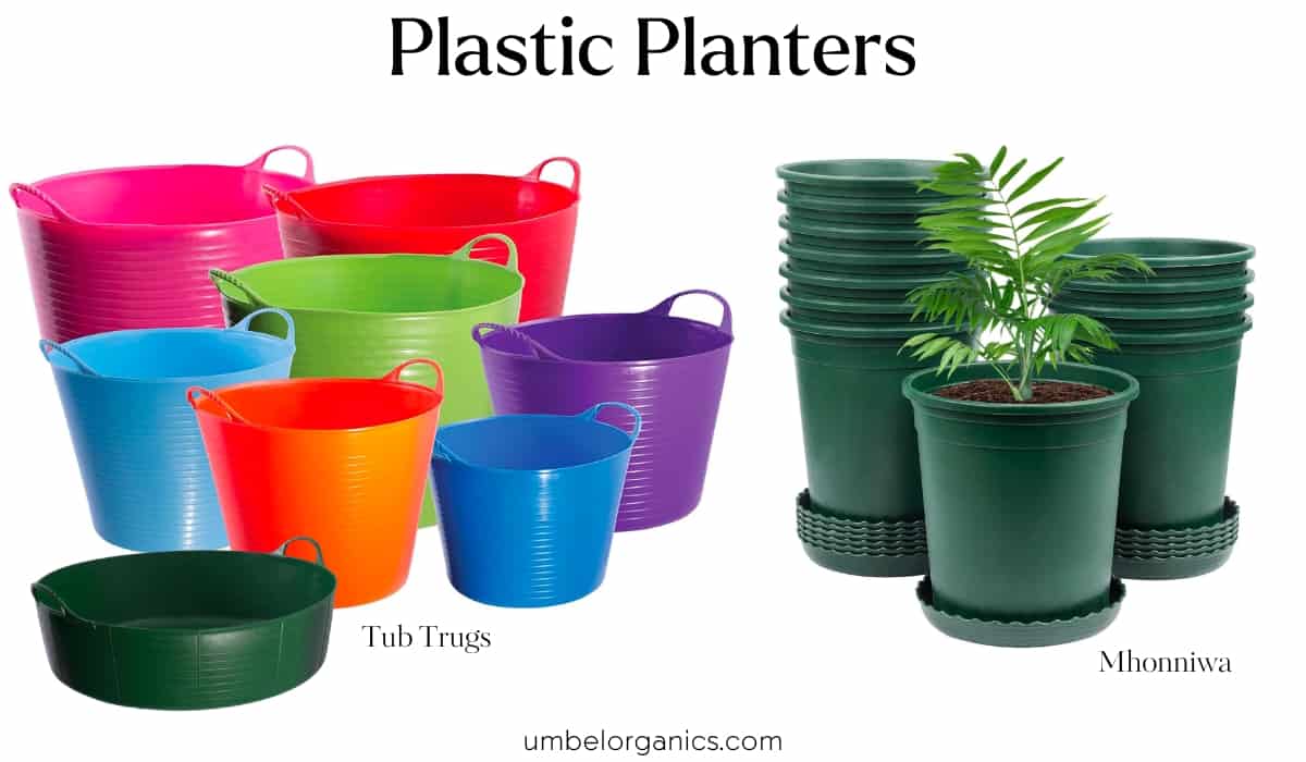 Non-Toxic Planters & Containers For Organic Gardening - Umbel Organics