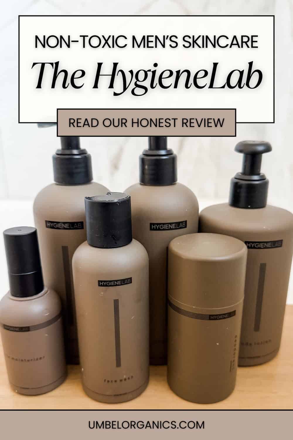 The HygieneLab Non-Toxic Men's Skincare Review - Umbel Organics